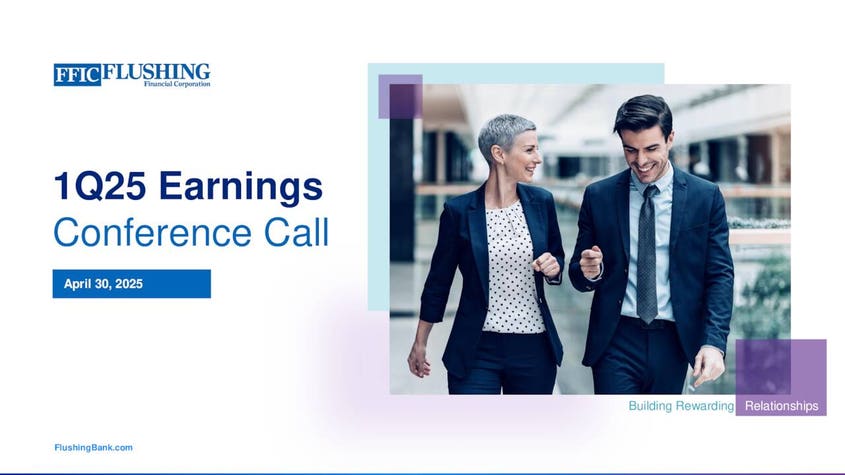 Flushing Financial Corporation 2025 Q1 - Results - Earnings Call ...
