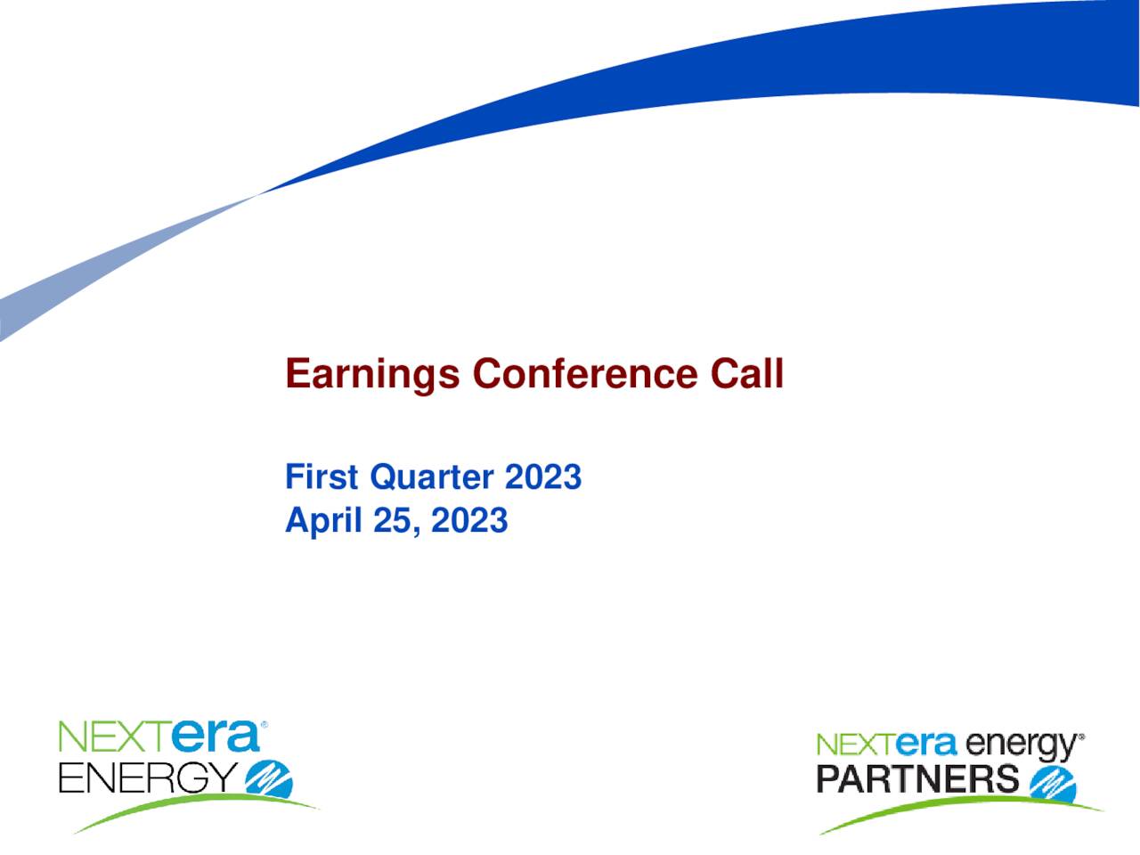 NextEra Energy, Inc. 2023 Q1 - Results - Earnings Call Presentation ...