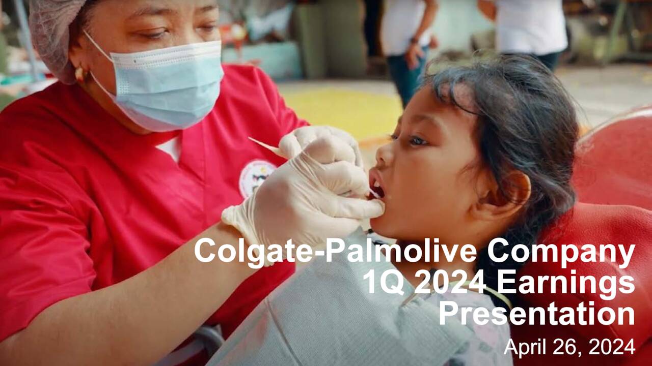 Colgate-Palmolive Company 2024 Q1 - Results - Earnings Call ...
