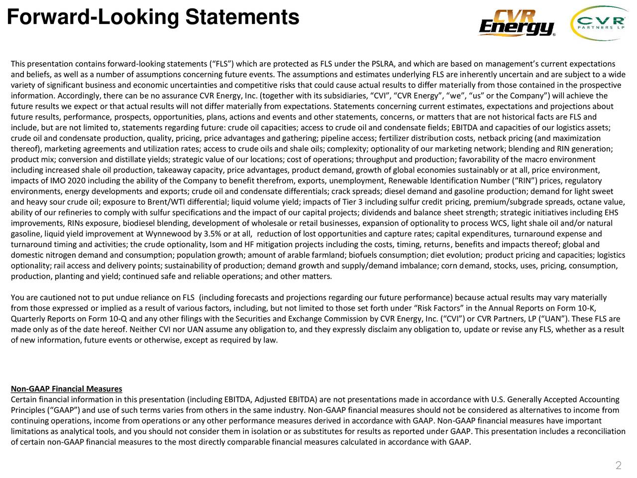 CVR Energy (CVI) Investor Presentation - Slideshow (NYSE:CVI) | Seeking ...