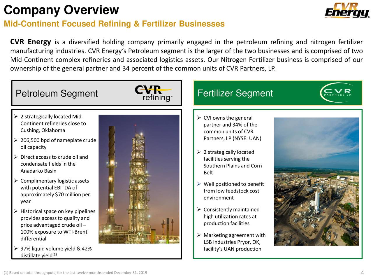 CVR Energy (CVI) Investor Presentation - Slideshow (NYSE:CVI) | Seeking ...
