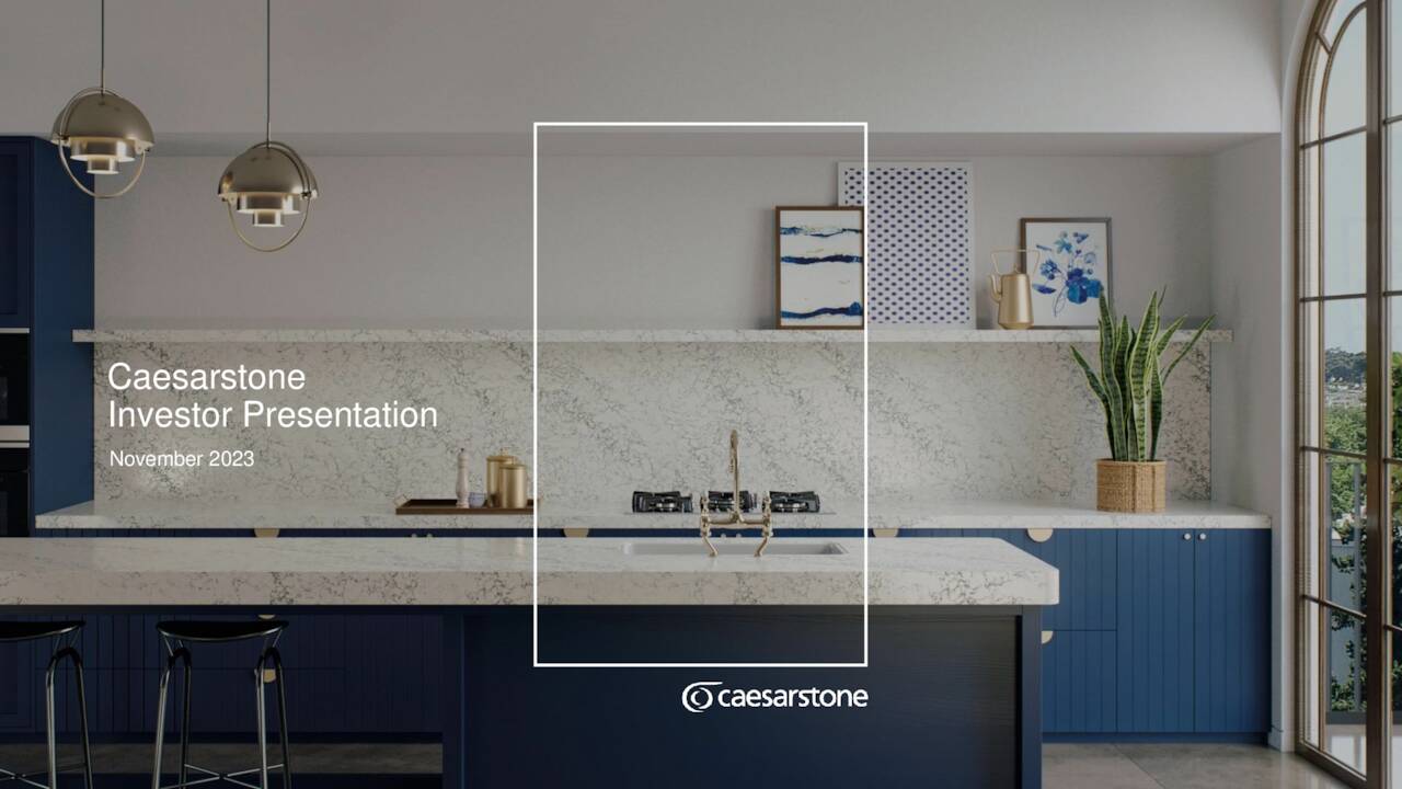 Caesarstone Ltd. 2023 Q3 - Results - Earnings Call Presentation (NASDAQ:CSTE) | Seeking Alpha