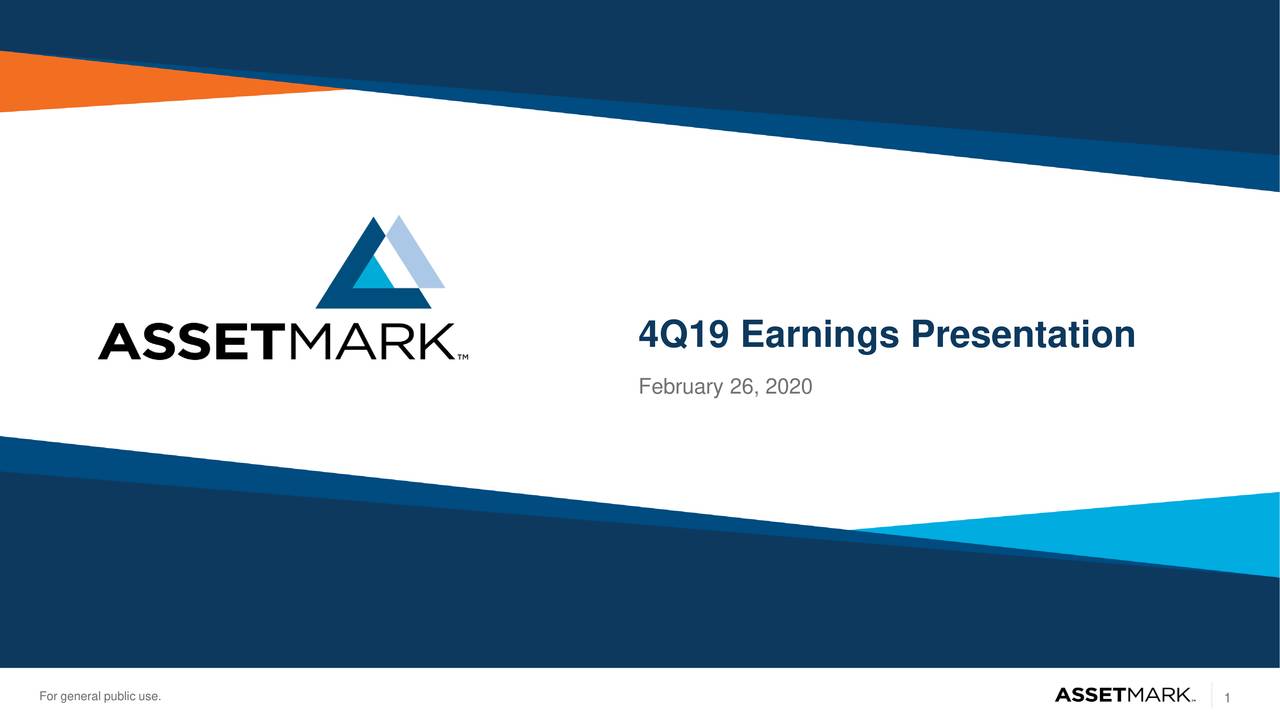 AssetMark Financial Holdings, Inc. 2019 Q4 - Results - Earnings Call ...