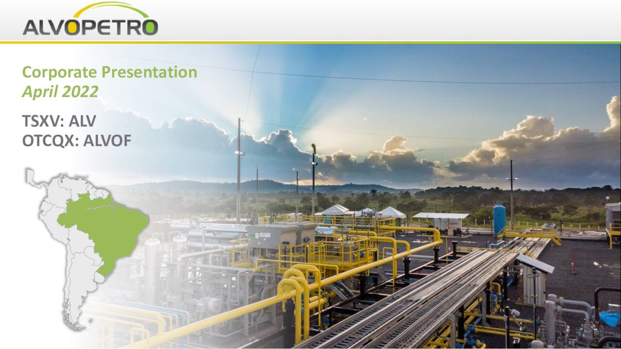 Alvopetro Energy (ALVOF) Investor Presentation - Slideshow (OTCMKTS ...