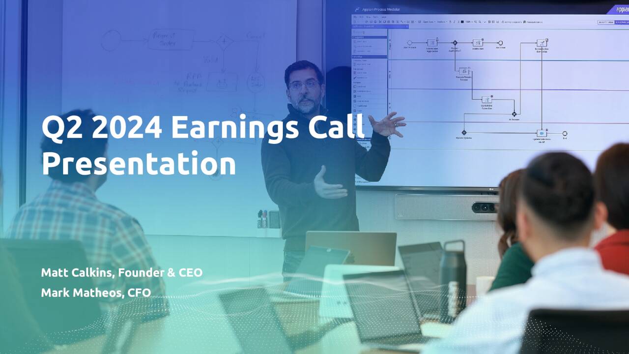 Appian Corporation 2024 Q2 - Results - Earnings Call Presentation (NASDAQ:APPN) | Seeking Alpha