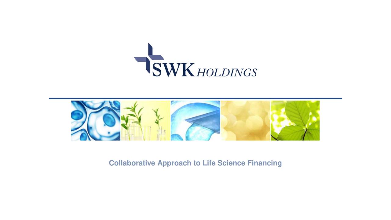 SWK Holdings (SWKH) Investor Presentation - Sliideshow (NASDAQ:SWKH) | Seeking Alpha