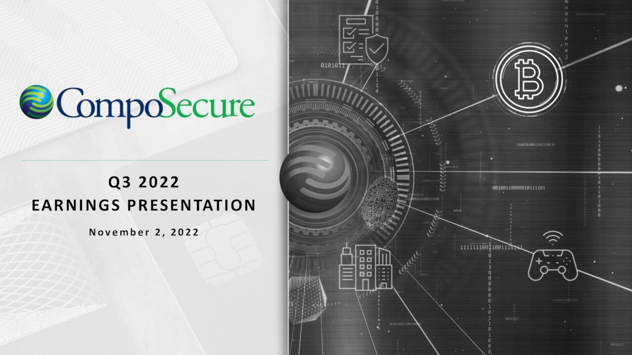 CompoSecure, Inc. 2022 Q3 - Results - Earnings Call Presentation ...