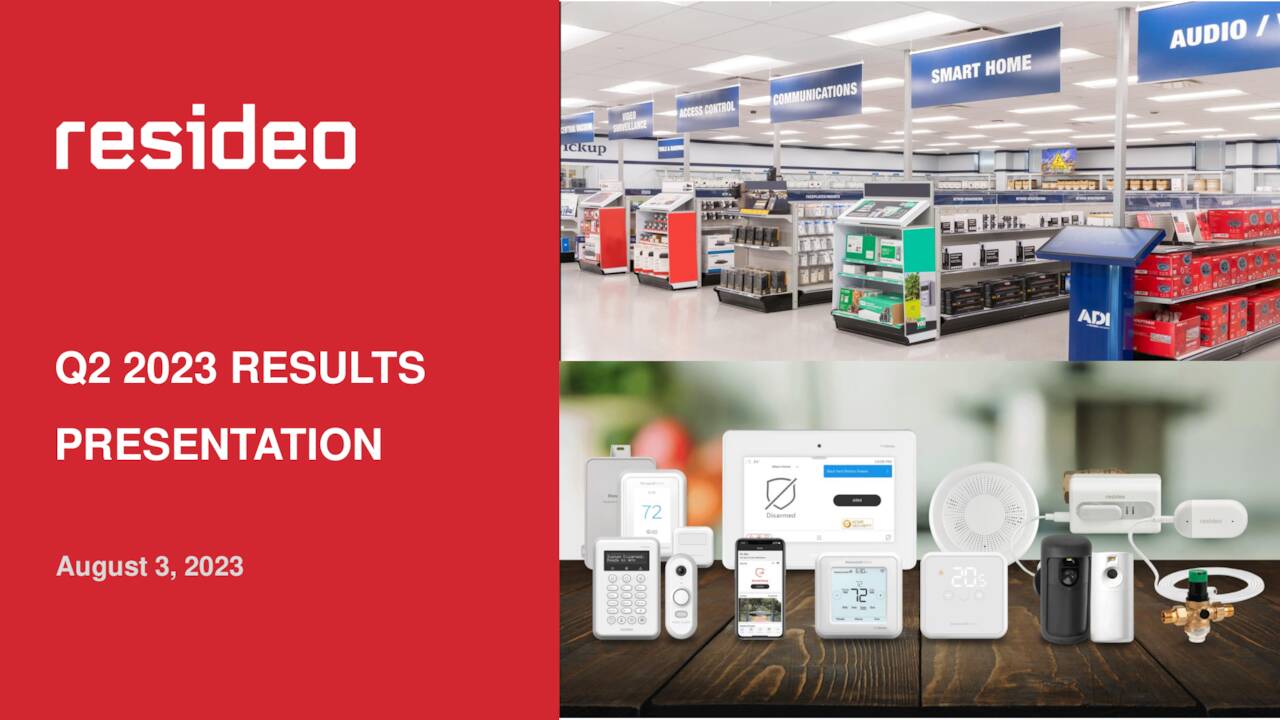 Resideo Technologies, Inc. 2023 Q2 - Results - Earnings Call Presentation (NYSE:REZI) | Seeking ...