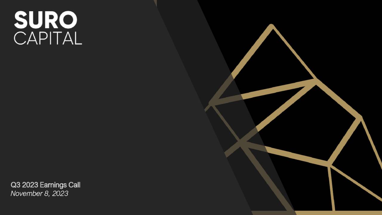SuRo Capital Corp. 2023 Q3 - Results - Earnings Call Presentation (NASDAQ:SSSS) | Seeking Alpha