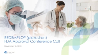 Arrowhead Pharmaceuticals, Inc. (ARWR) Discusses FDA Approval and ...