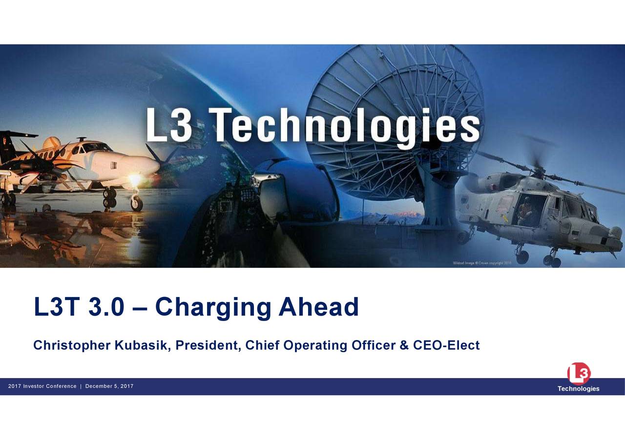 L3 Technologies (LLL) Investor Presentation - Slideshow (NYSE:LLL ...