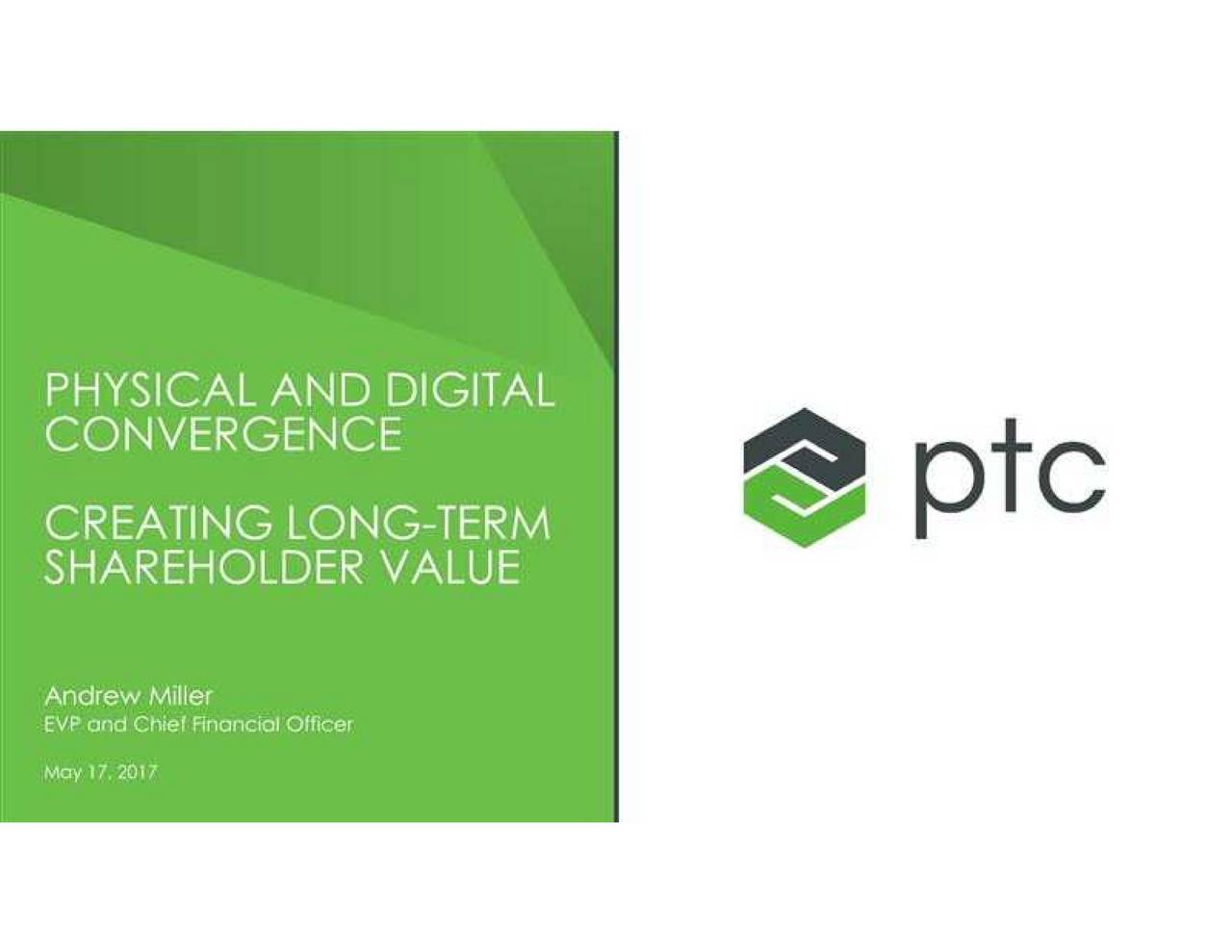 PTC Inc. (PTC) Investor Presentation - Slideshow (NASDAQ:PTC) | Seeking ...