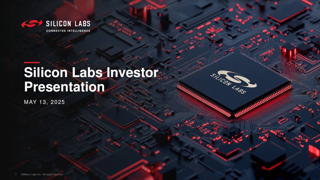 Silicon Laboratories Inc. 2025 Q1 - Results - Earnings Call ...