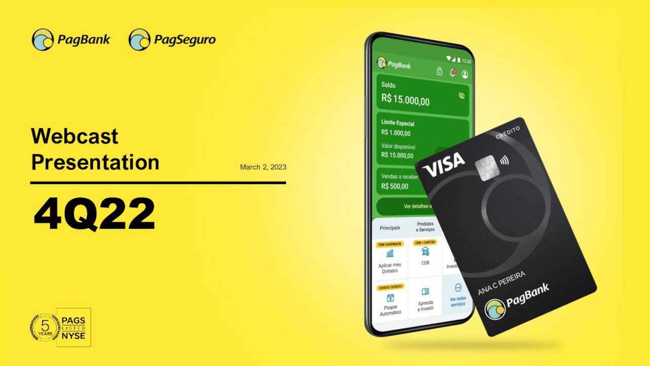 PagSeguro Digital Ltd. 2022 Q4 - Results - Earnings Call Presentation ...