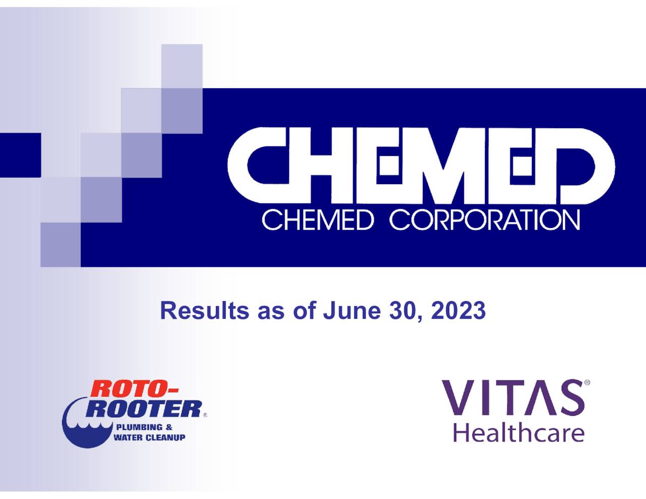 Chemed Corporation 2023 Q2 - Results - Earnings Call Presentation (NYSE:CHE) | Seeking Alpha
