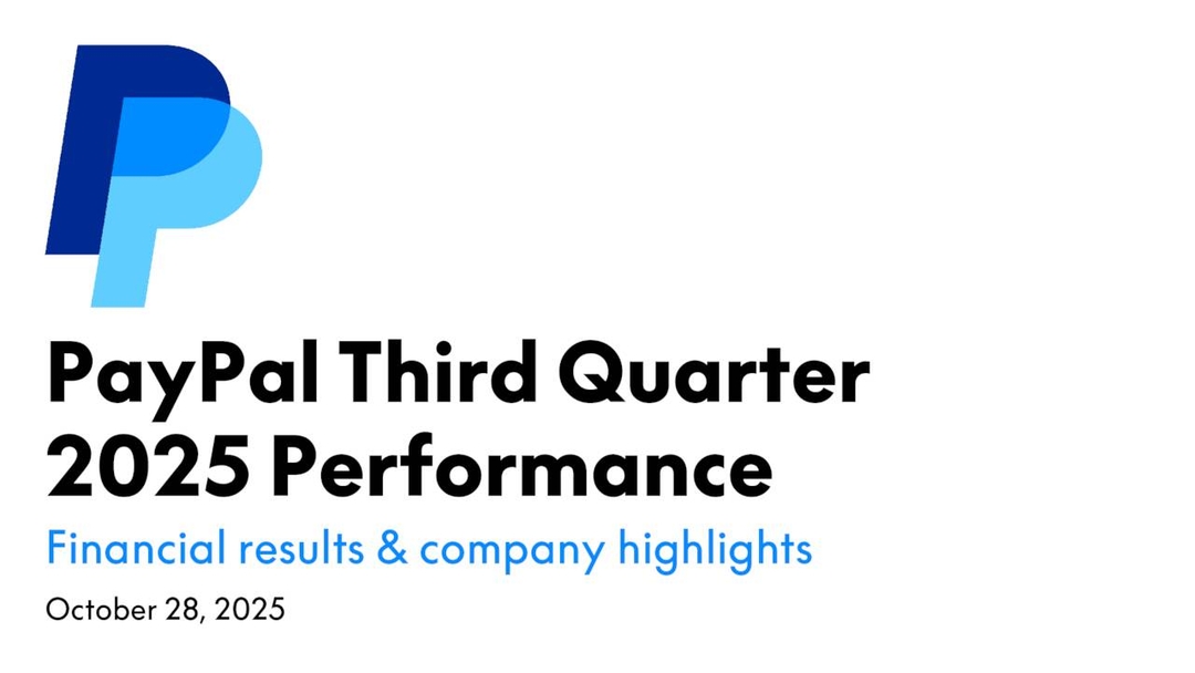 PayPal Holdings, Inc. 2025 Q3 - Results - Earnings Call Presentation ...