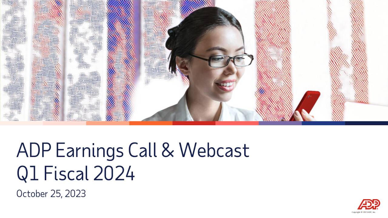 Automatic Data Processing, Inc. 2024 Q1 - Results - Earnings Call Presentation (NASDAQ:ADP ...