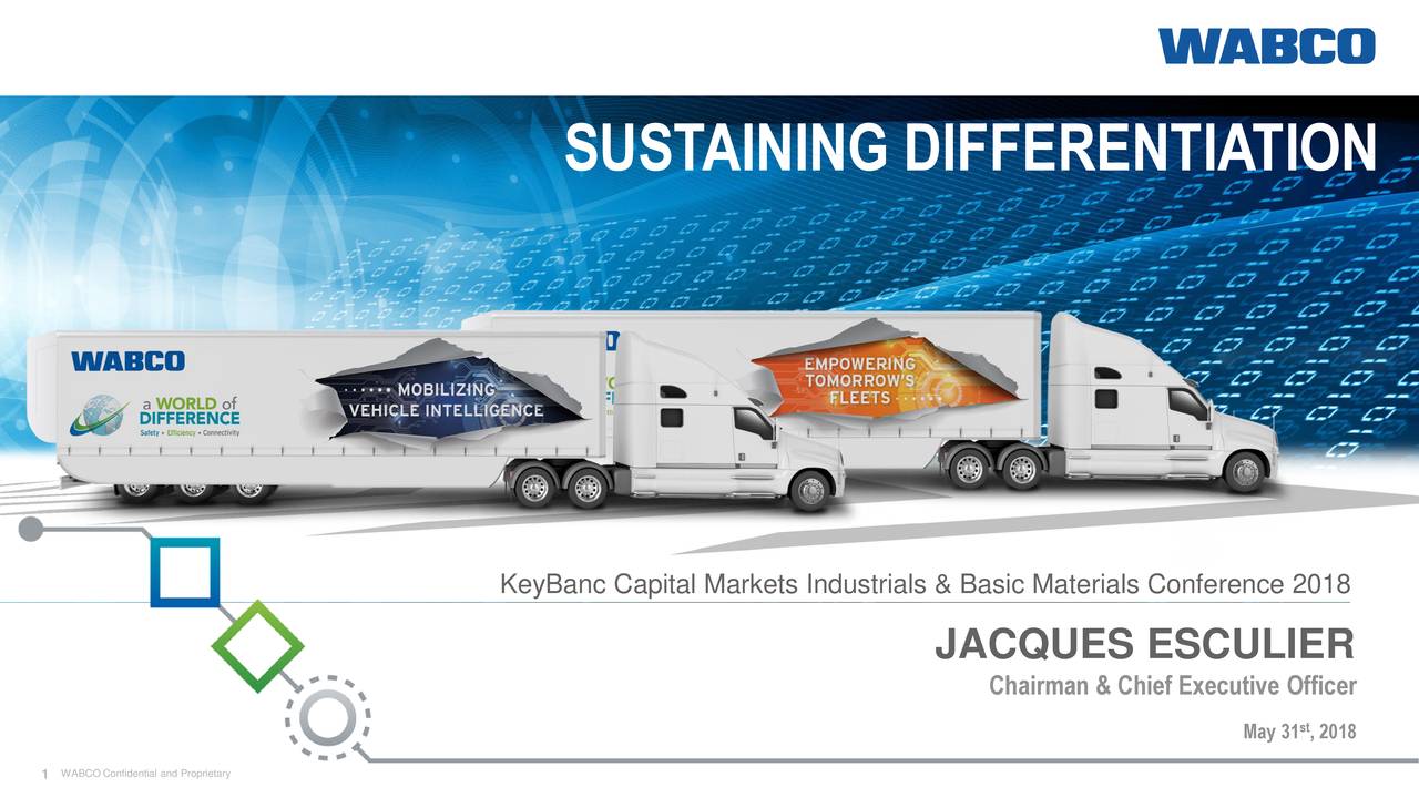 WABCO Holdings (WBC) Presents At KeyBanc Capital Markets Industrials ...