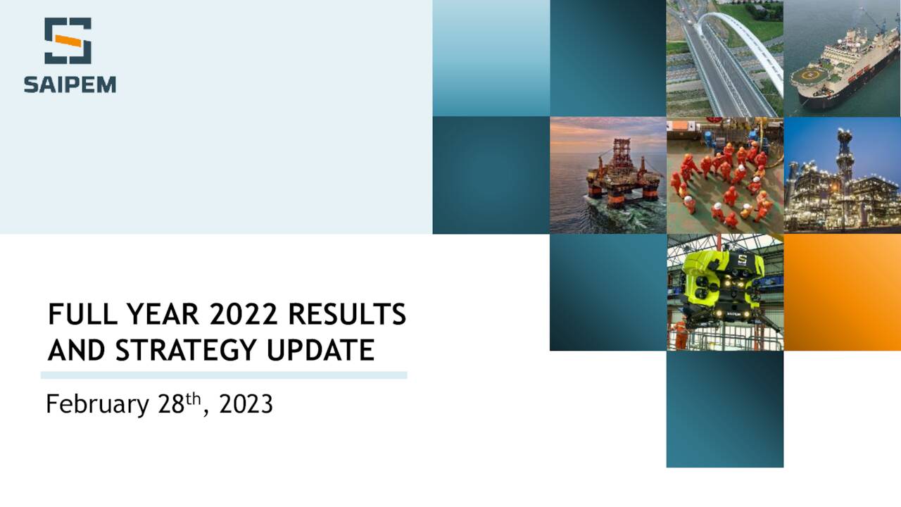 Saipem SpA 2022 Q4 - Results - Earnings Call Presentation (OTCMKTS ...
