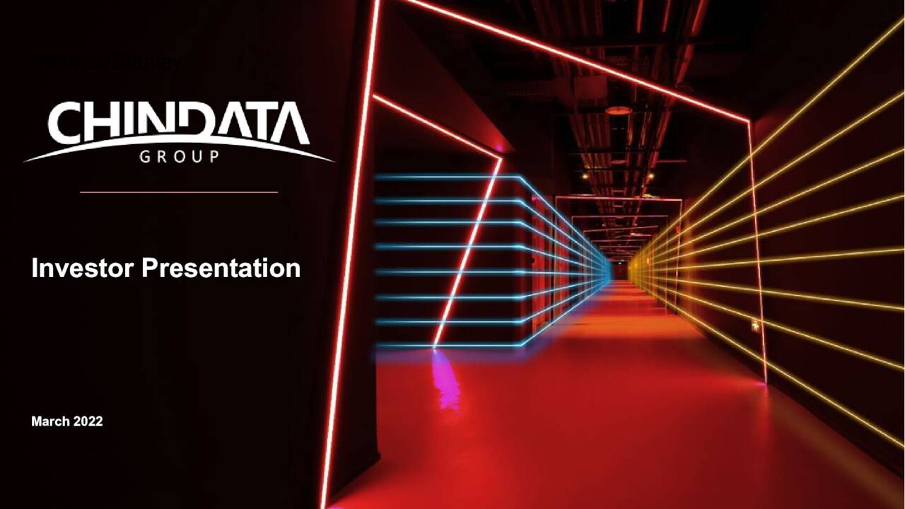 Chindata Group Holdings Limited 2021 Q4 - Results - Earnings Call ...