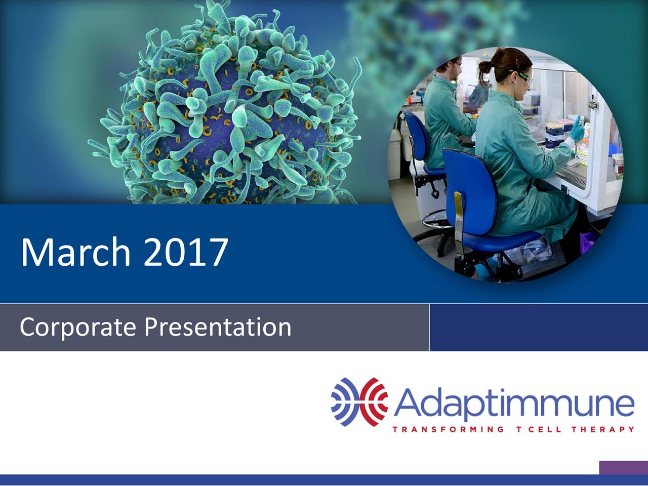 Adaptimmune Therapeutics (ADAP) Investor Presentation - Slideshow ...