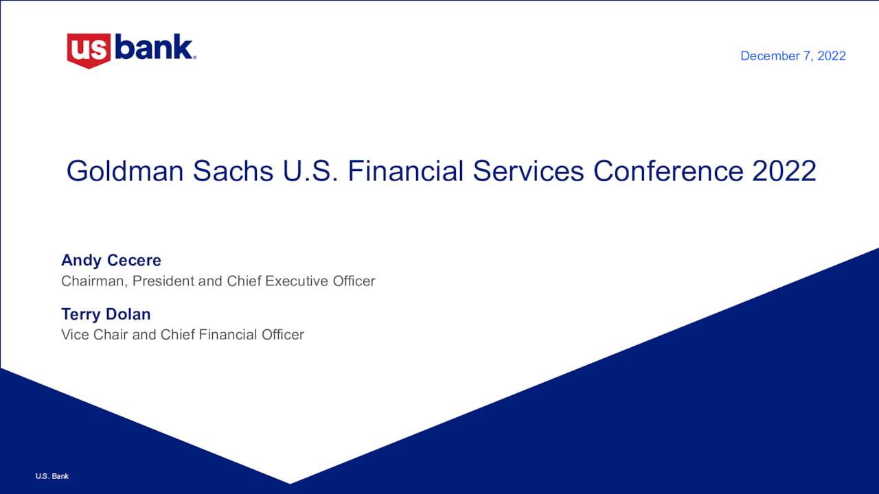 Goldman Sachs 2022 US Financial Services Conference (NYSE:USB ...