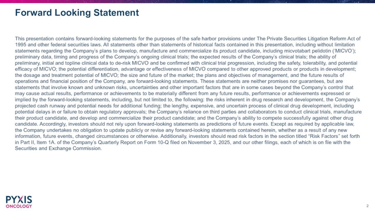 Pyxis Oncology, Inc. (PYXS) Discusses Preliminary Phase 1 Data for ...