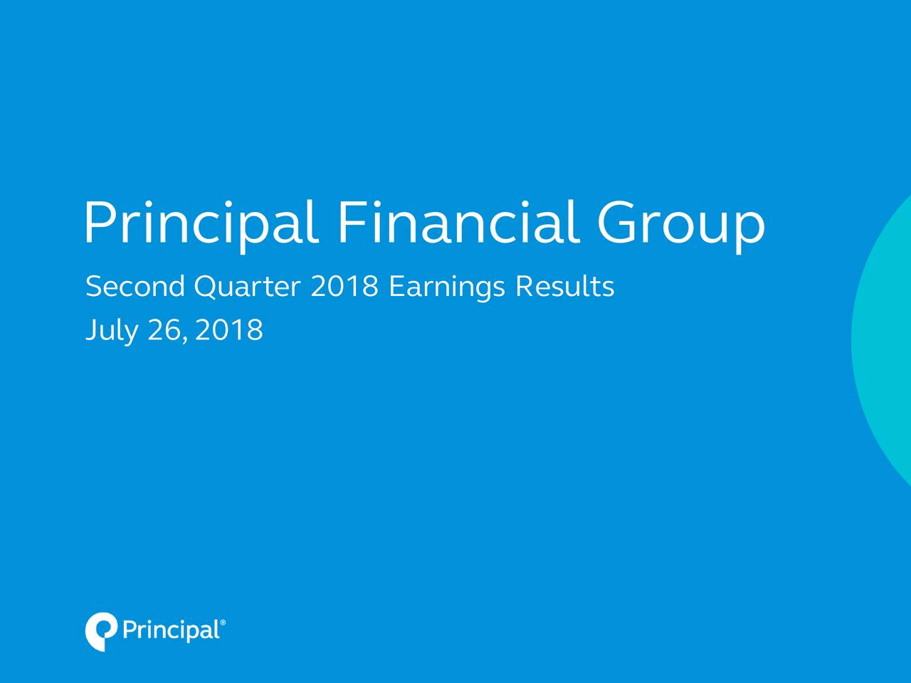 Principal Financial Group, Inc. 2018 Q2 - Results - Earnings Call Slides (NASDAQ:PFG) | Seeking ...