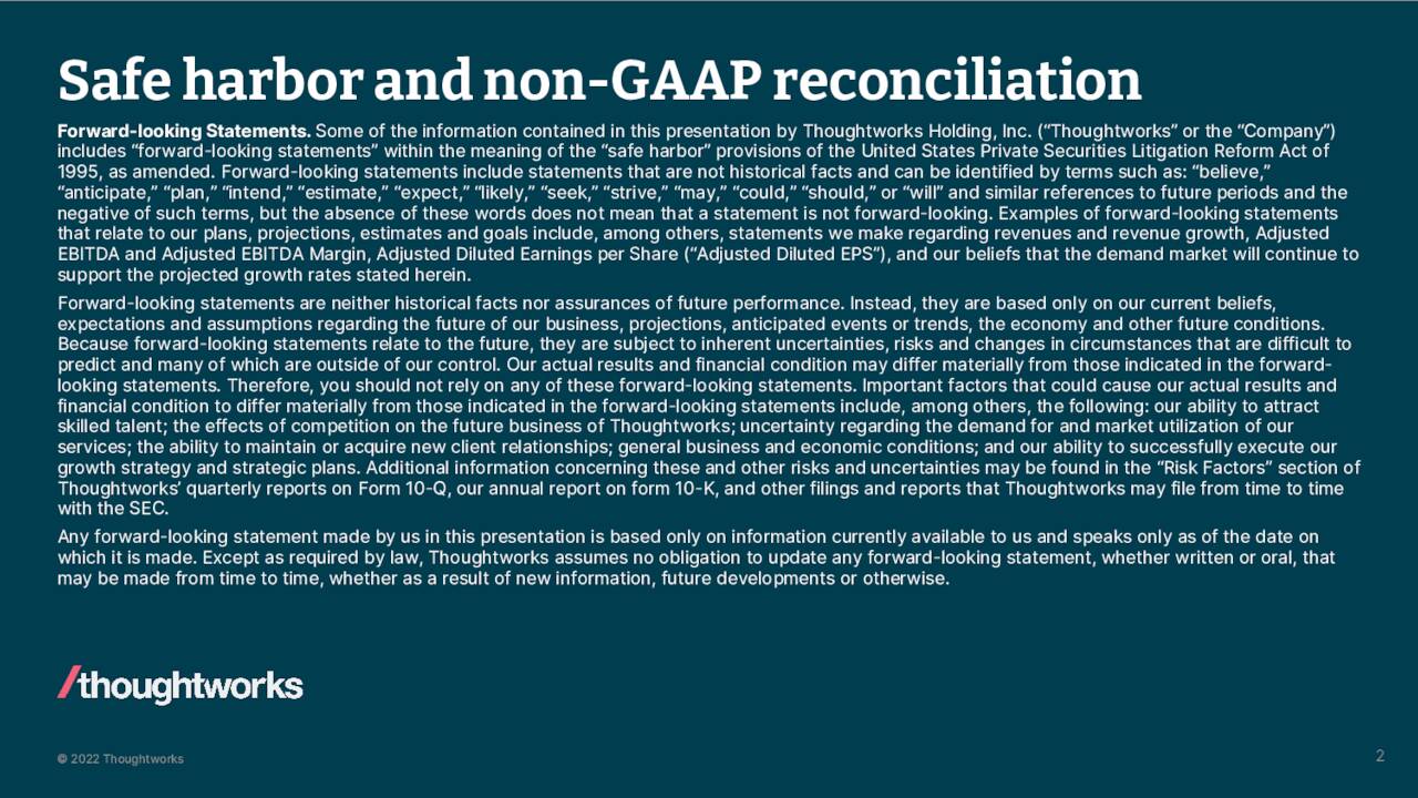 Thoughtworks Holding, Inc. 2022 Q2 - Results - Earnings Call ...
