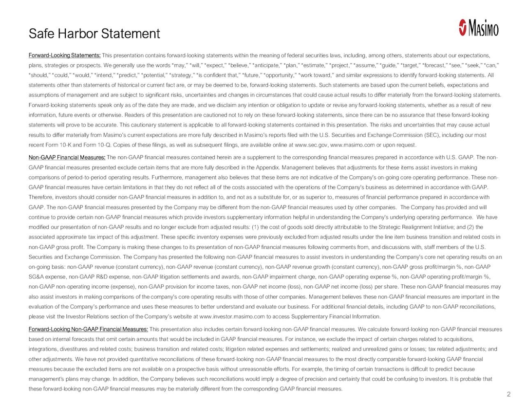 Masimo Corporation 2025 Q3 - Results - Earnings Call Presentation (NASDAQ:MASI) 2025-11-05 ...