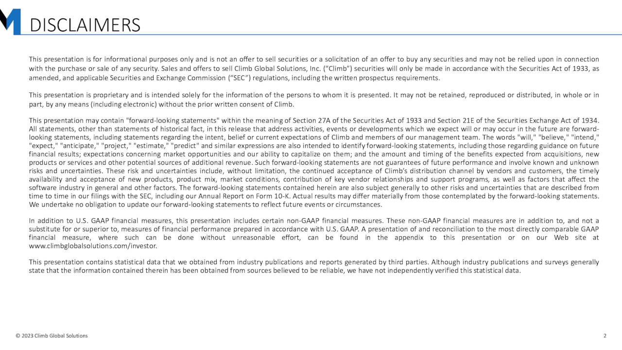 Climb Global Solutions (CLMB) Investor Presentation - Slideshow (NASDAQ ...