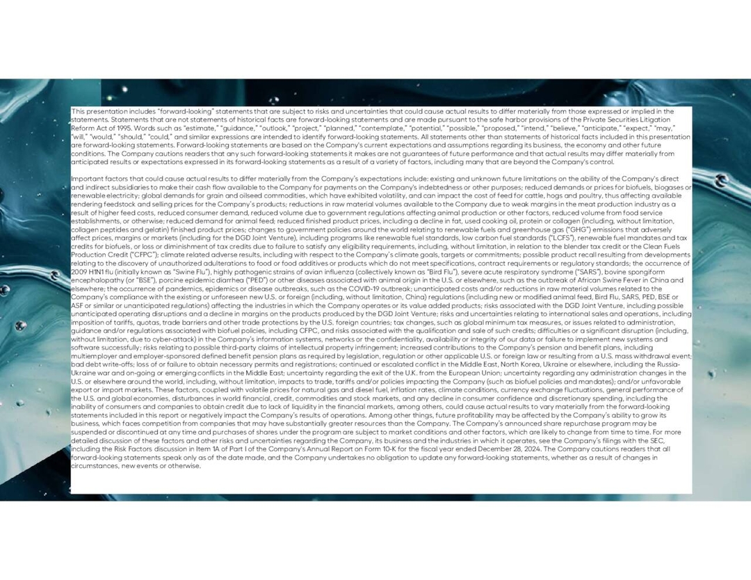 Darling Ingredients Inc. 2025 Q3 - Results - Earnings Call Presentation ...