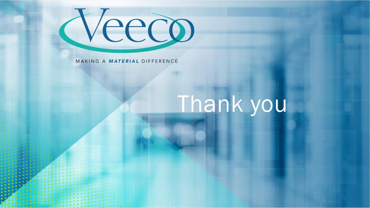 Veeco Instruments (VECO) Investor Presentation - Slideshow (NASDAQ:VECO ...