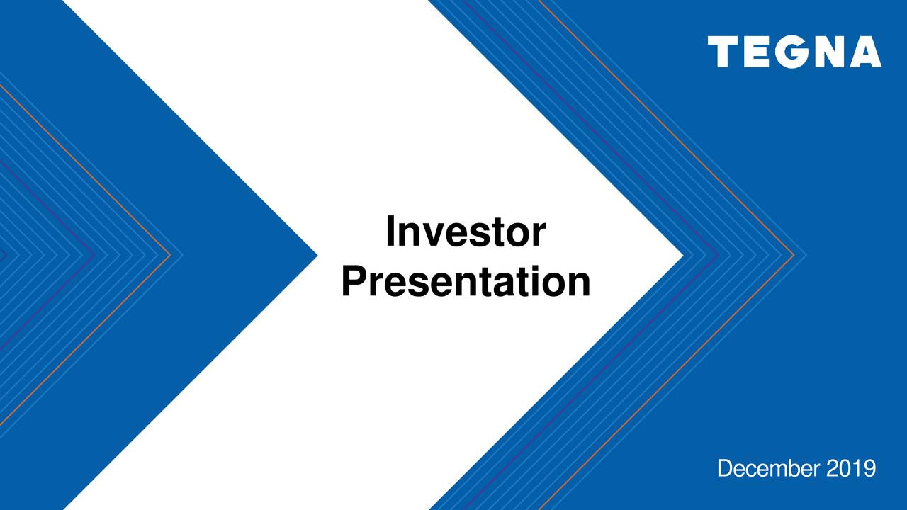 TEGNA (TGNA) Investor Presentation - Slideshow (NYSE:TGNA) | Seeking Alpha