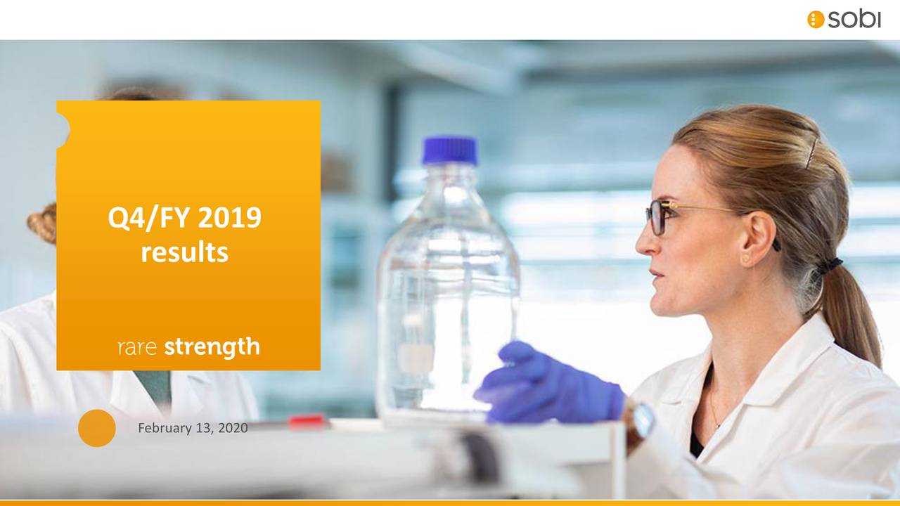 Swedish Orphan Biovitrum AB (publ) 2019 Q4 - Results - Earnings Call Presentation (OTCMKTS:BIOVF ...