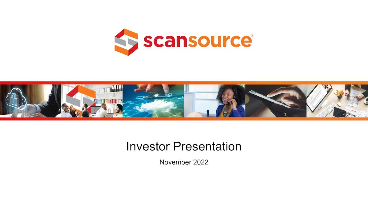 Scansource (SCSC) Investor Presentation - Slideshow (NASDAQ:SCSC ...