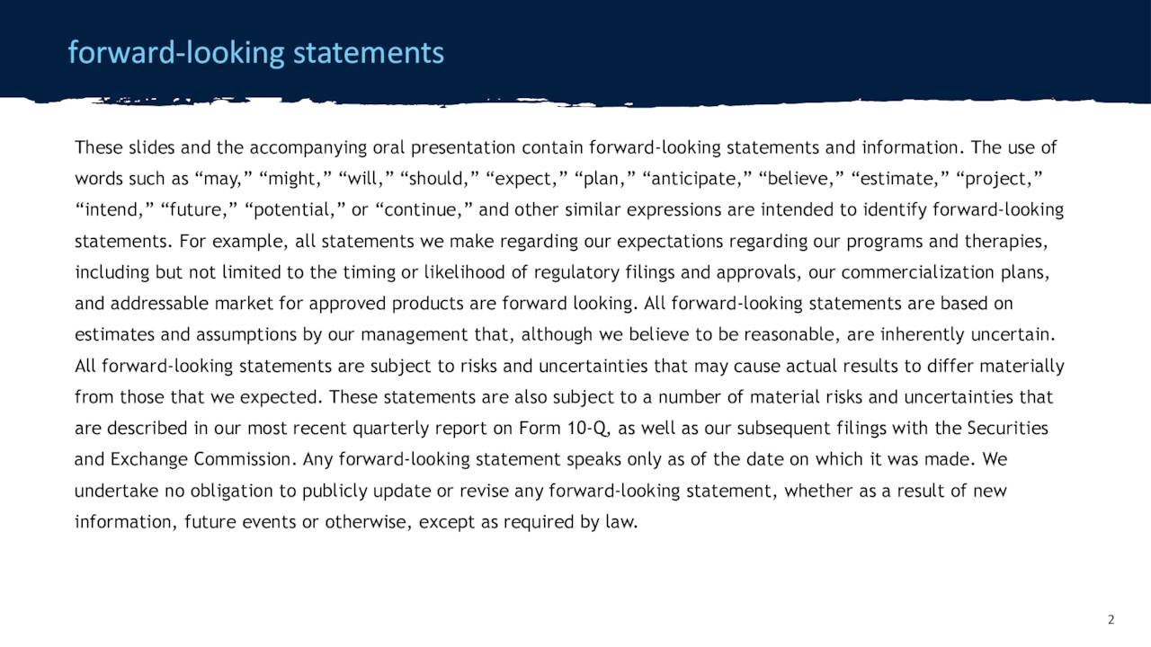 bluebird bio (BLUE) Investor Presentation - Slideshow (NASDAQ:BLUE ...