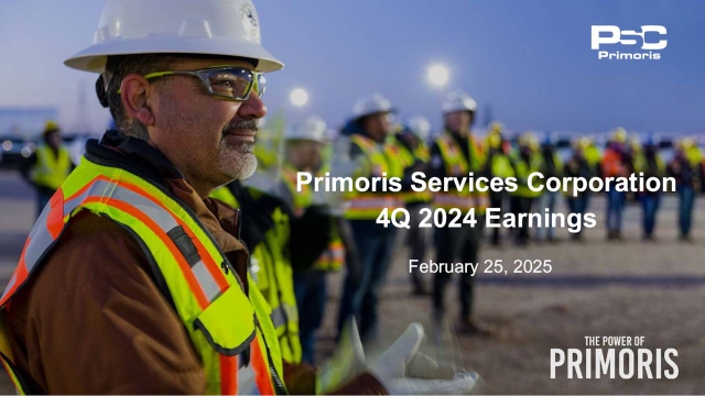 Primoris Services Corporation 2024 Q4 - Results - Earnings Call ...