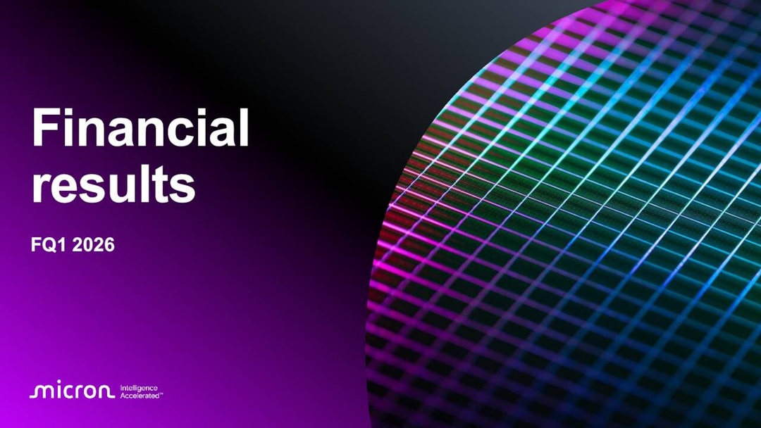 Micron Technology, Inc. 2026 Q1 - Results - Earnings Call Presentation ...