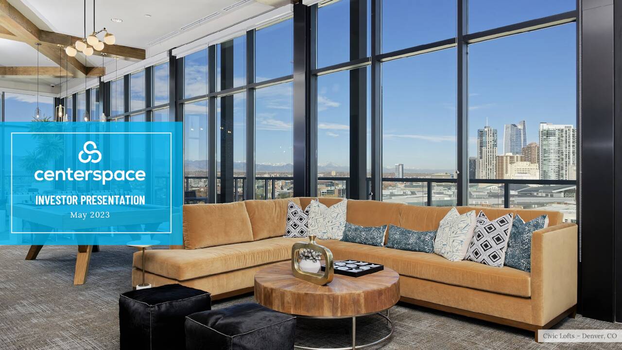 Centerspace (CSR) Investor Presentation - Slideshow (NYSE:CSR ...