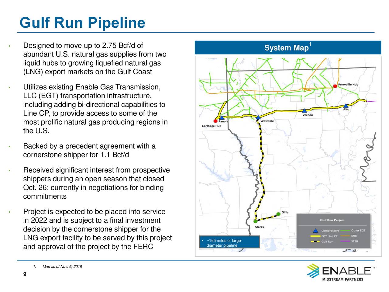 Enable Midstream Partners LP 2018 Q3 - Results - Earnings Call Slides ...