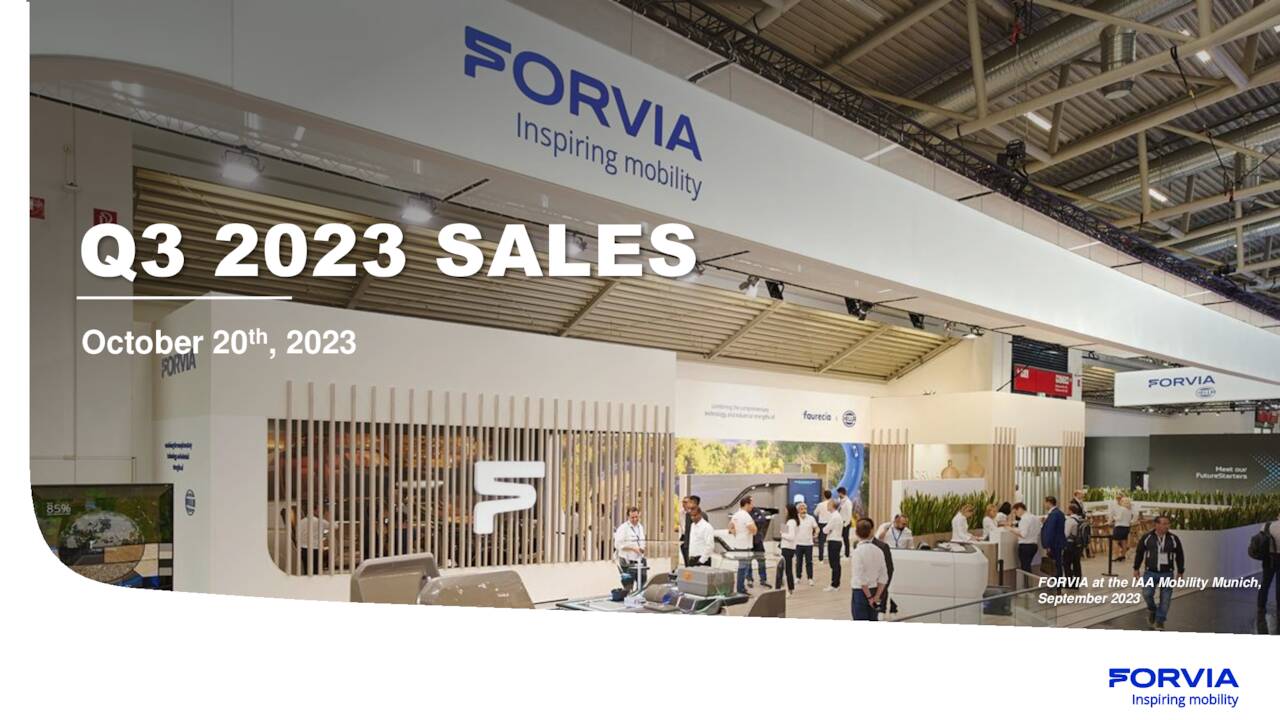 Forvia SE 2023 Q3 - Results - Earnings Call Presentation (OTCMKTS:FURCF ...