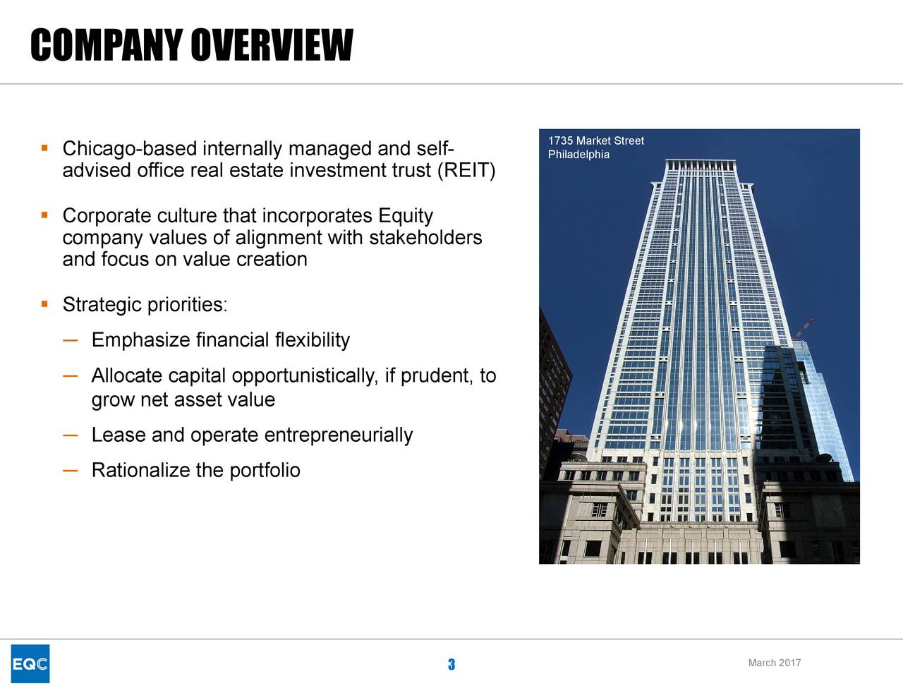 Equity Commonwealth (EQC) Presents At Citi Global Property CEO ...
