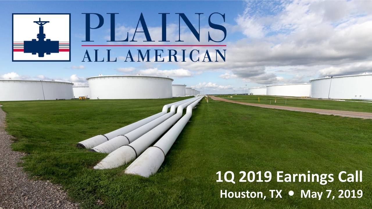 Plains All American Pipeline, L.P. 2019 Q1 - Results - Earnings Call ...