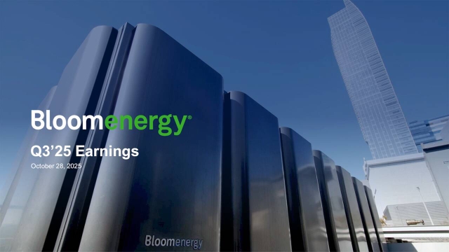 Bloom Energy Corporation 2025 Q3 - Results - Earnings Call Presentation ...