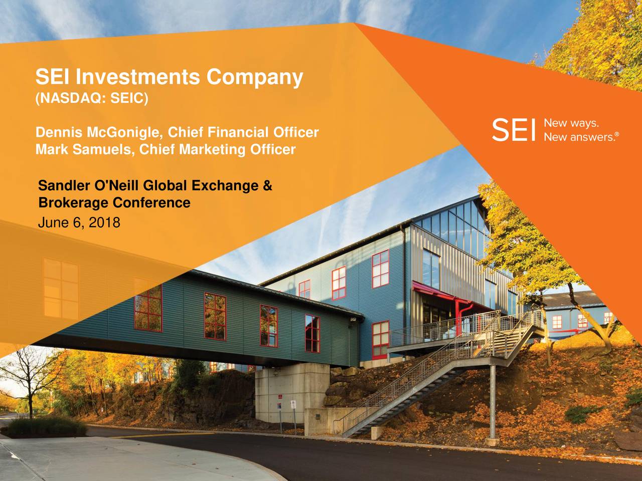 SEI Investments (SEIC) Presents At Sandler O'Neill's Global Exchange ...