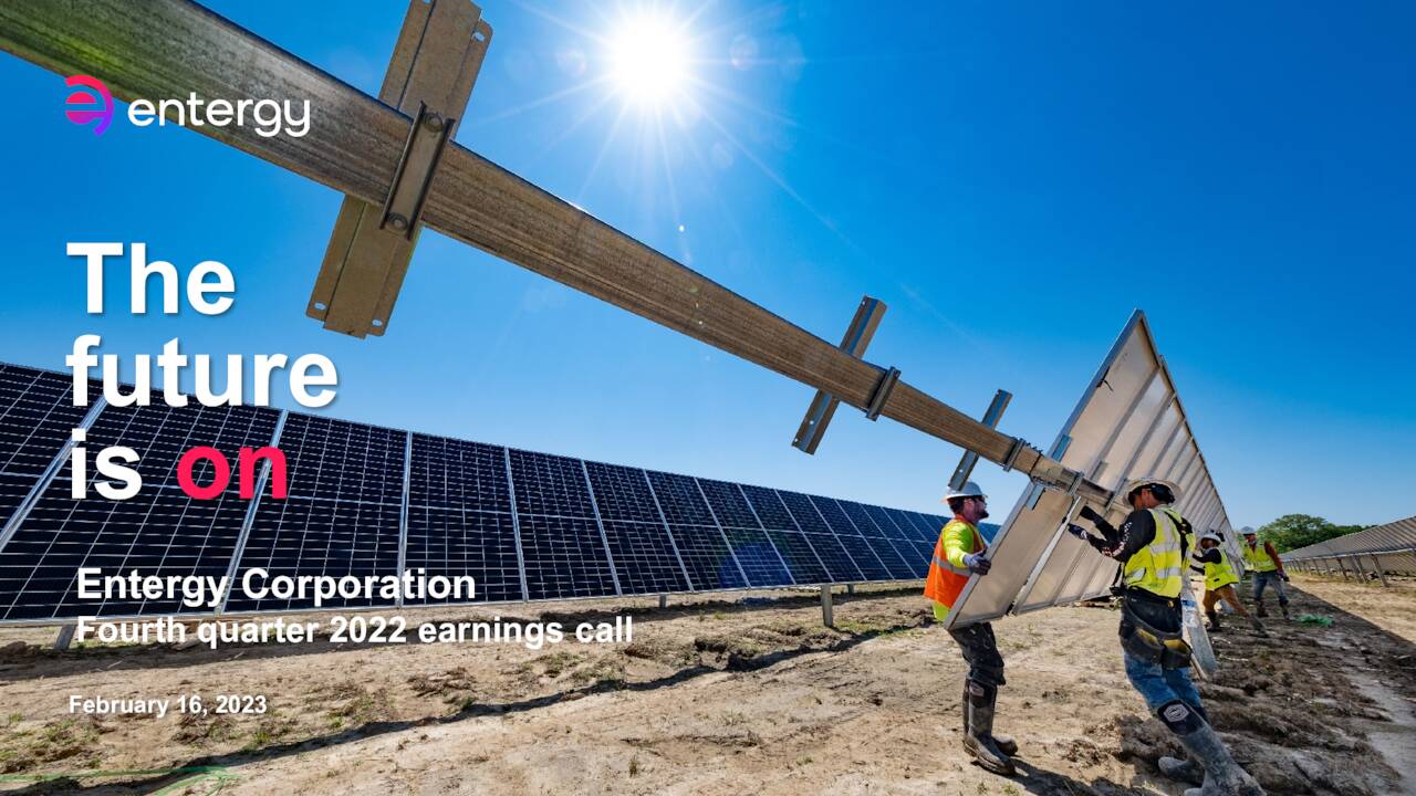 Entergy Corporation 2022 Q4 - Results - Earnings Call Presentation ...
