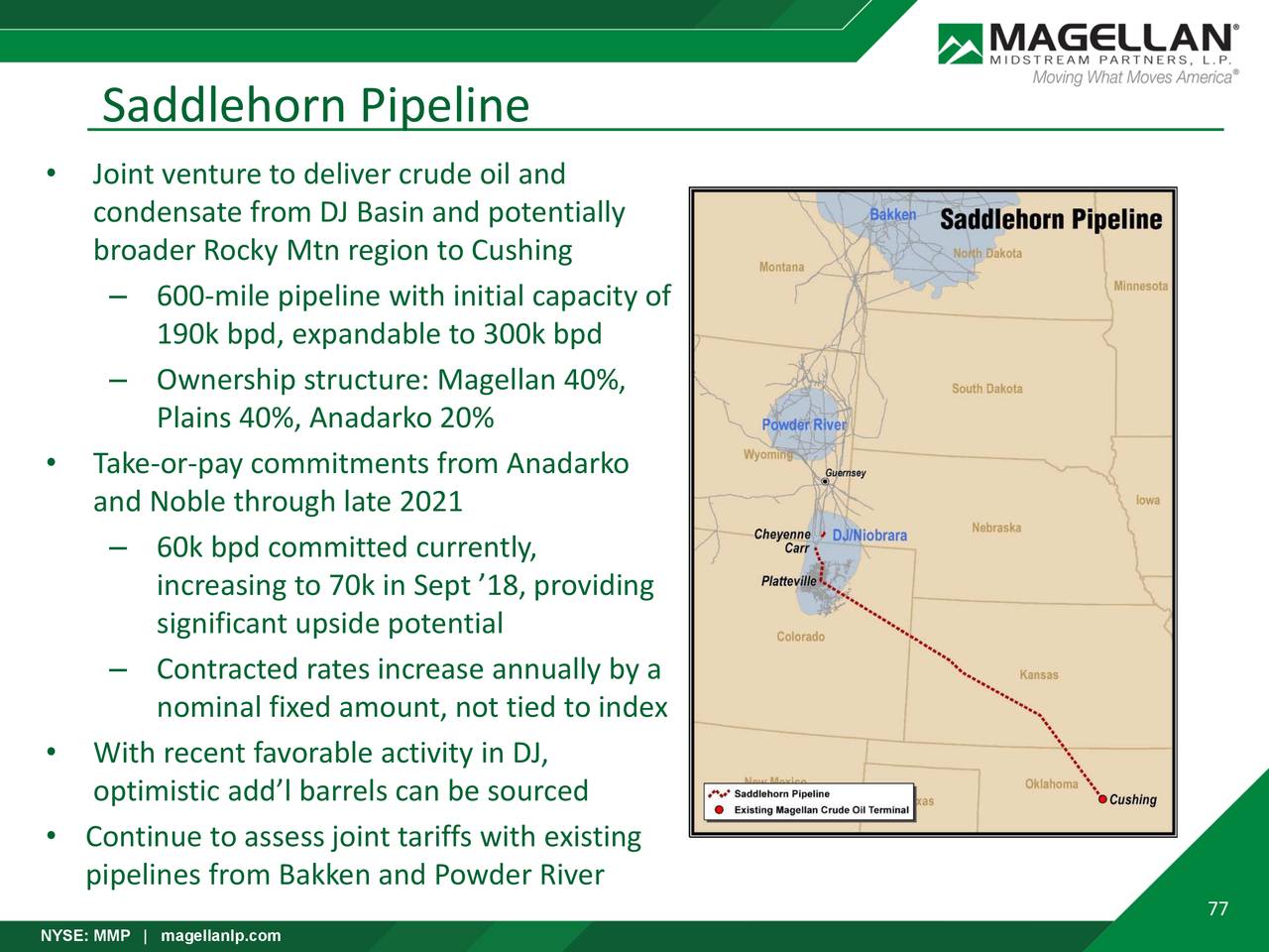 Magellan Midstream Partners (MMP) Investor Presentation - Slideshow ...