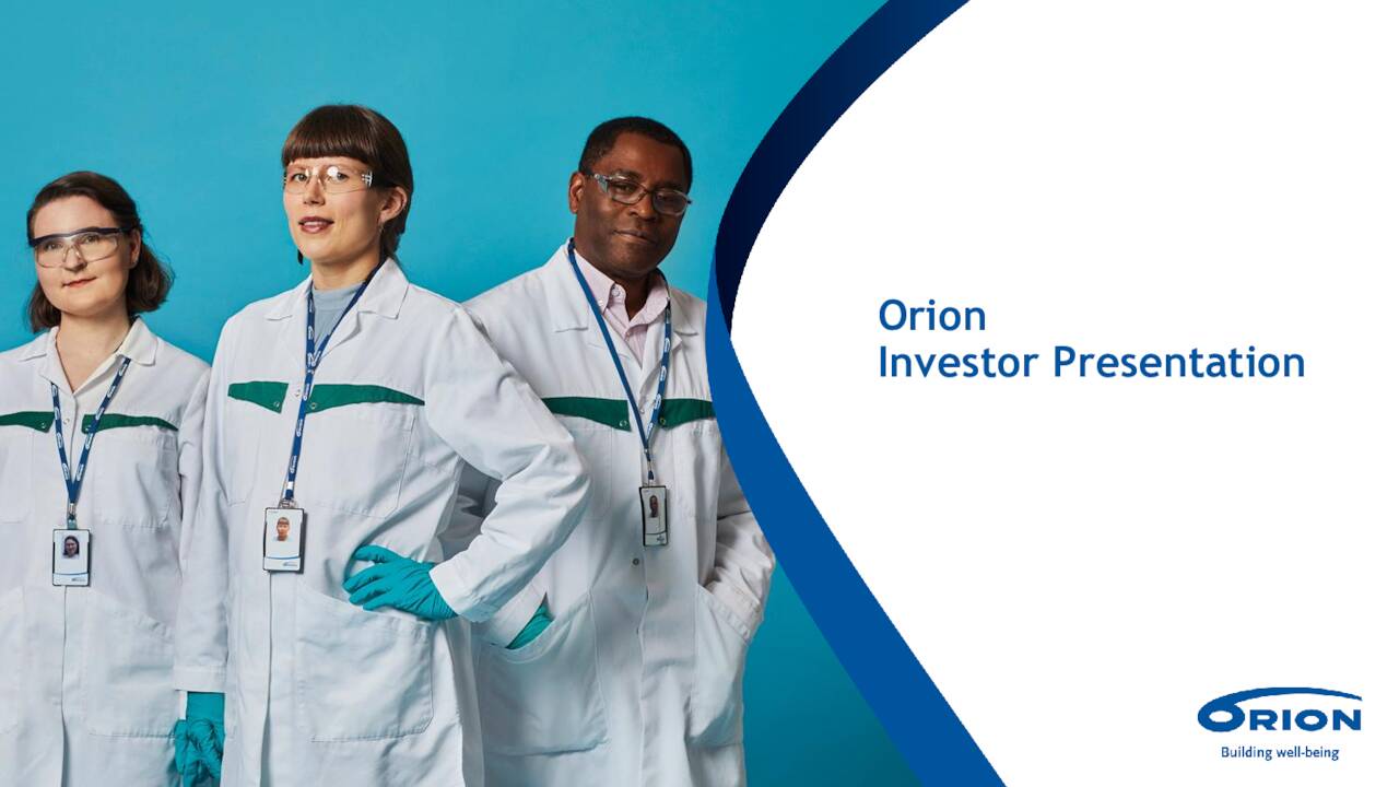 Orion Oyj 2022 Q2 - Results - Earnings Call Presentation (OTCMKTS:ORINF ...