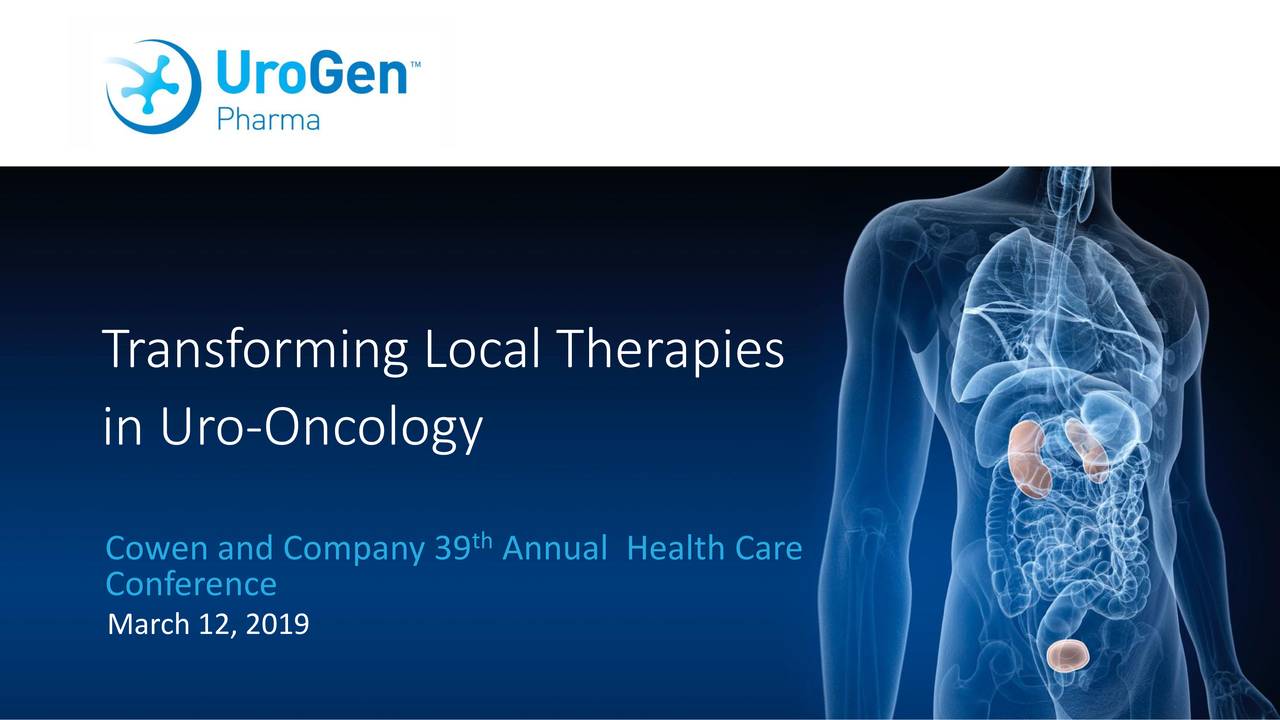 UroGen Pharma (URGN) Presents At Cowen and Company 39th Annual Health ...